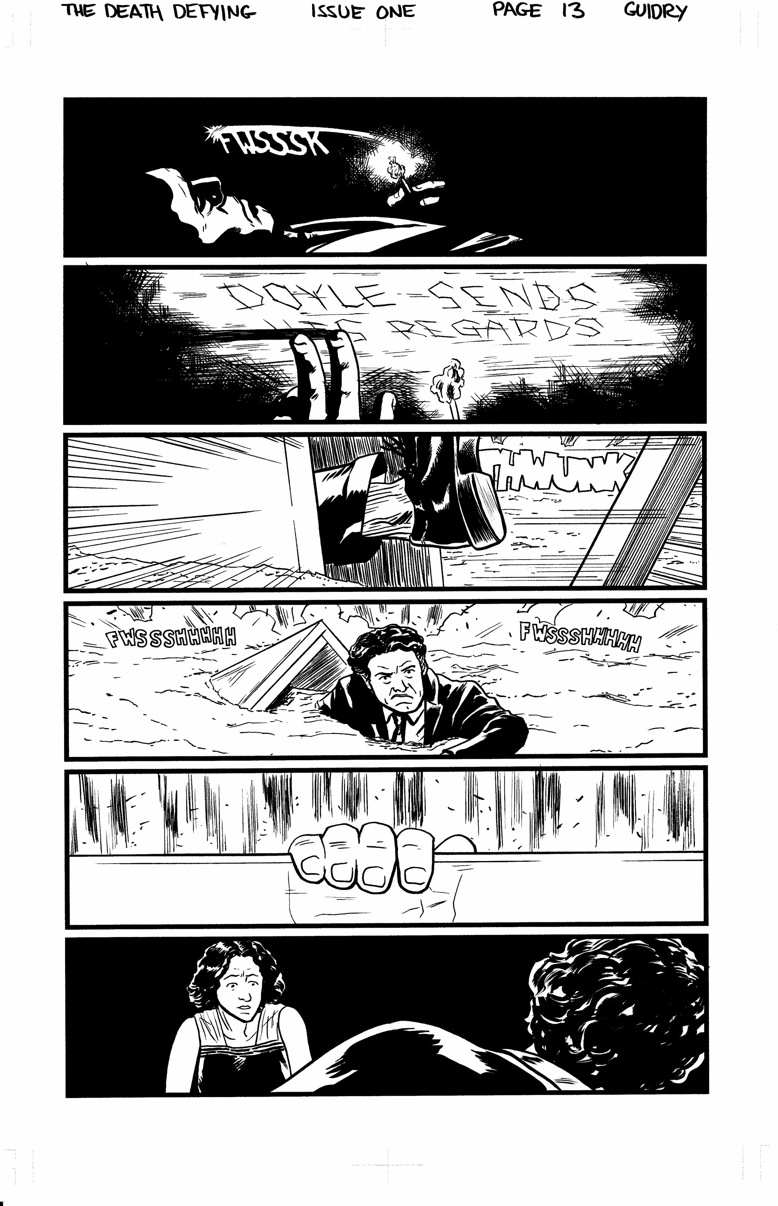 The Death Defying #1 — The Art of Gavin Guidry