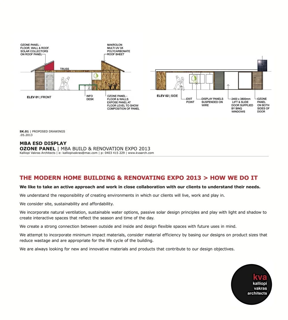 Build & Renovating Expo 2013 | Ozone Panel Display — Kalliopi Vakras ...