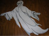 VINTAGE 1920's Dennison HALLOWEEN Floating Specter Skeleton Ghost Die ...