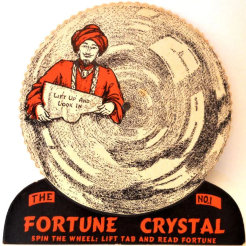 Beistle Vintage Halloween Fortune Crystal Game Early 40's VERY Nice ...