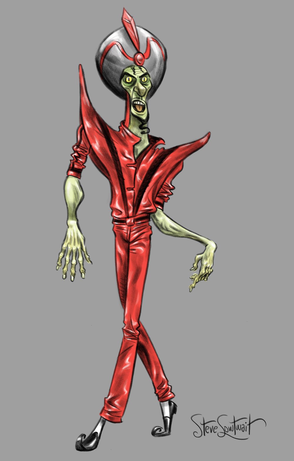 How To Draw Michael Jackson Thriller