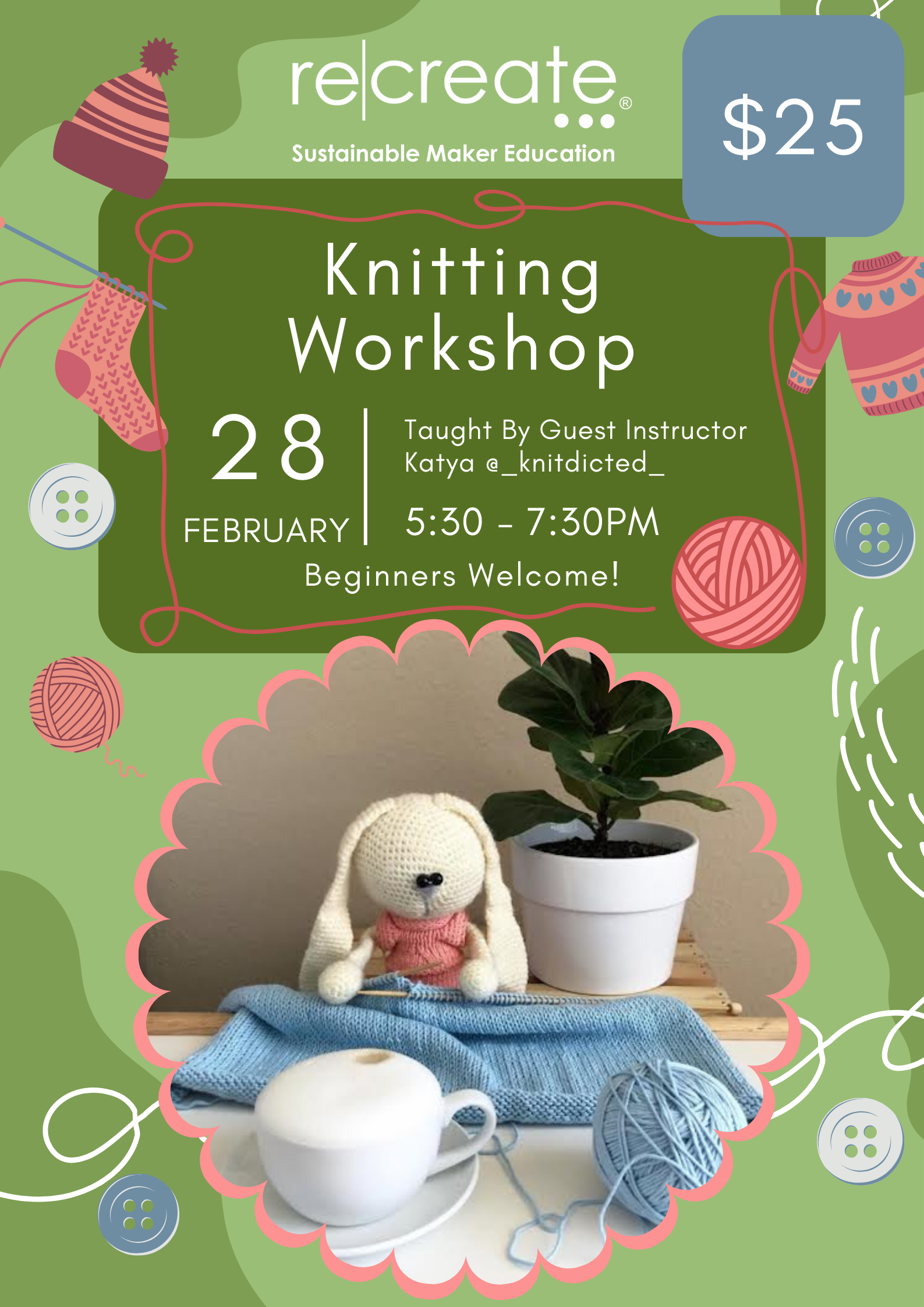 Knitting Workshop — ReCreate