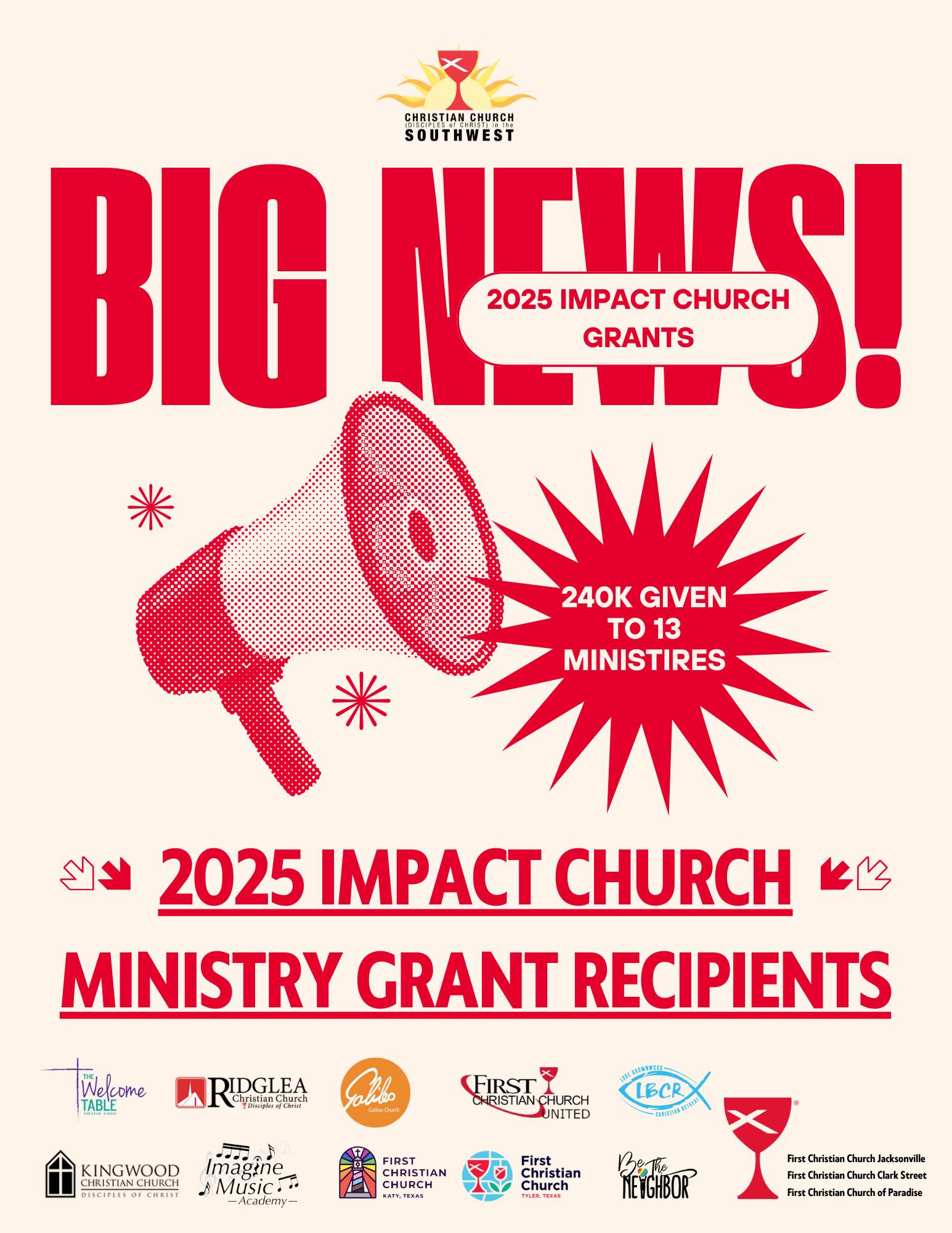 Celebrating Our 2025 Impact Church Ministry Grant Awardees! — Christian ...