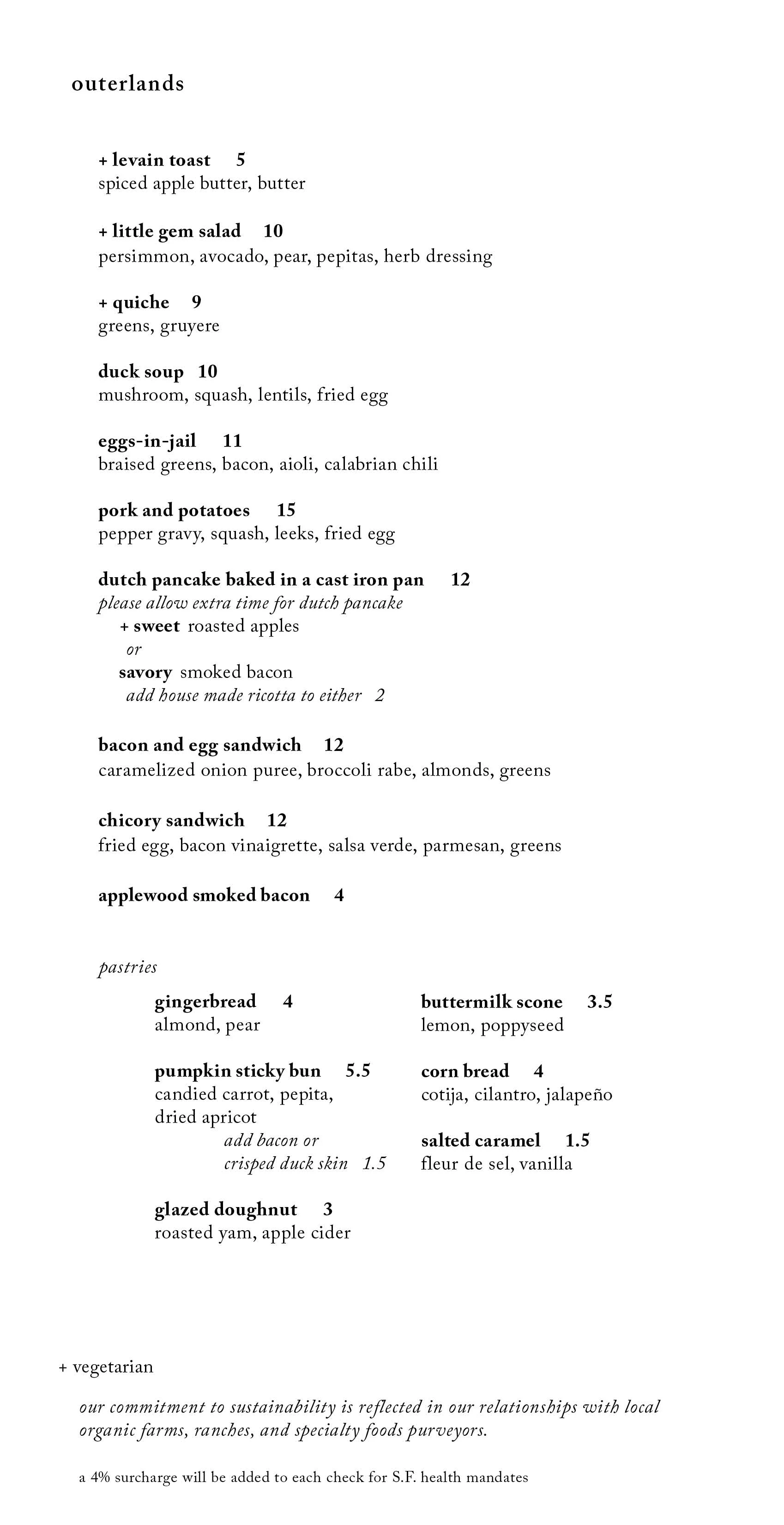 Brunch Programme Examples