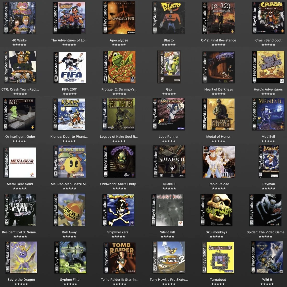 My Top 36 Playstation PS1 Games That Are Still Fun Playing All These My Top 36 Playstation PS1 Games That Are Still Fun Playing All These