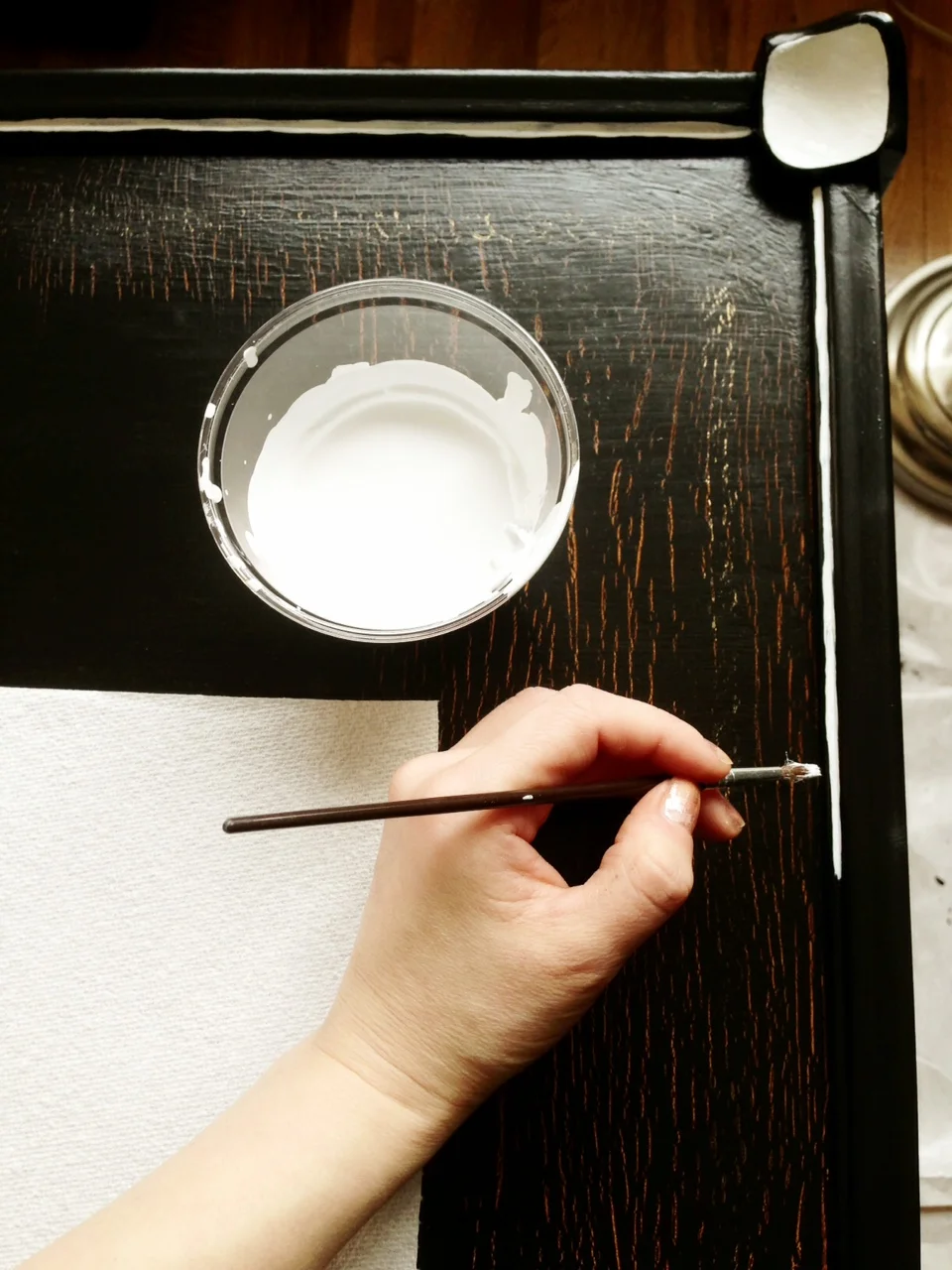 Before & After: End tables – Hushed Commotion