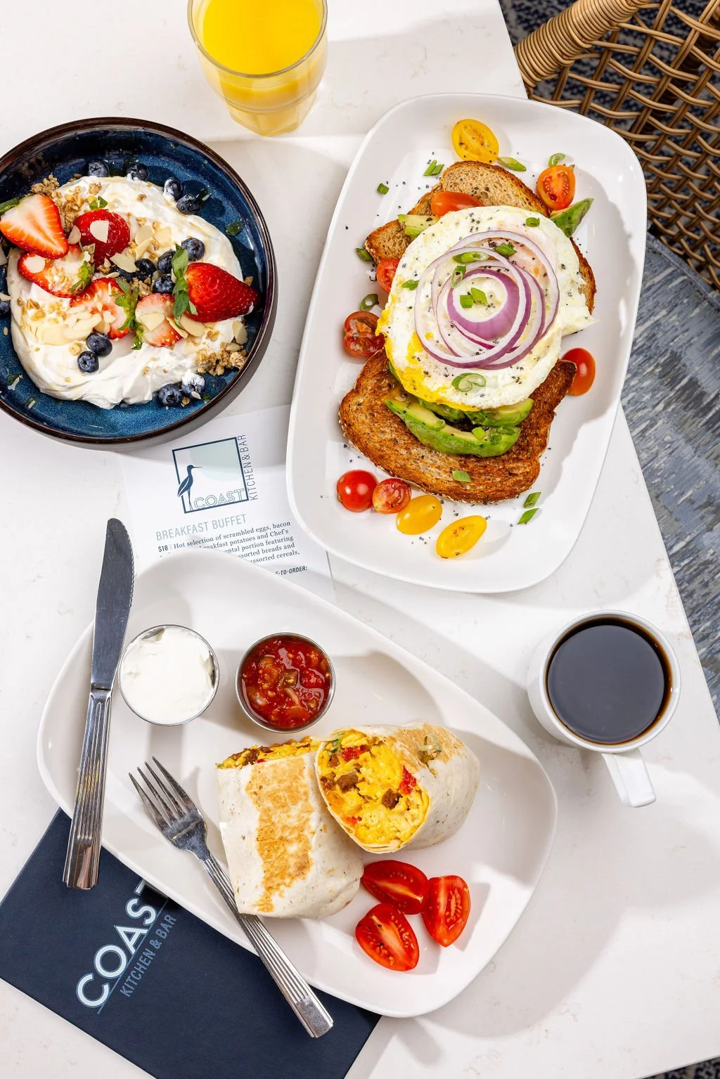 Menus — Coast Kitchen & Bar