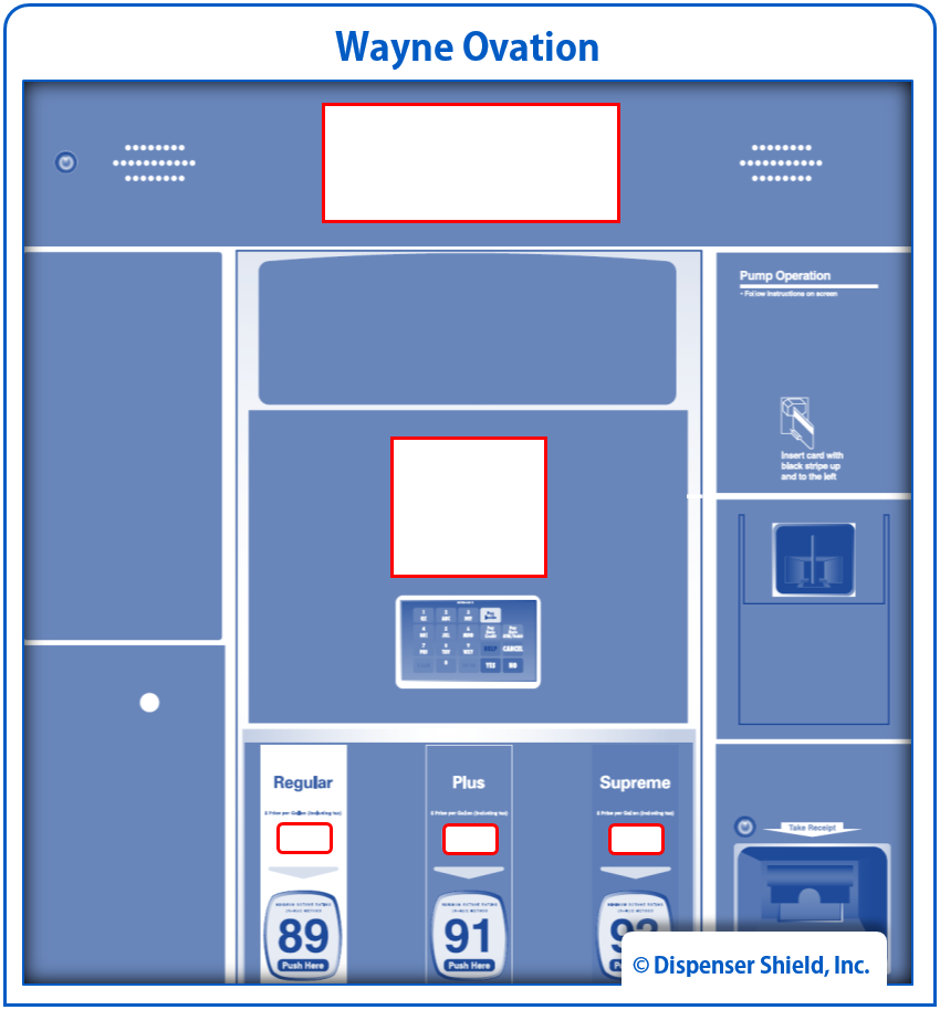 Gilbarco Advantage B78 — DISPENSER SHIELD® Graffiti & UV Protection