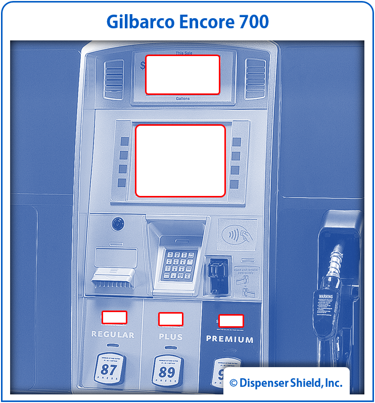 Gilbarco Advantage B78 — DISPENSER SHIELD® Graffiti & UV Protection