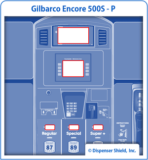 Gilbarco Encore 500S (P) - ECIM — DISPENSER SHIELD® Graffiti & UV ...