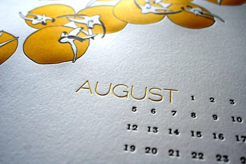 A Reflection: 11 Years of Handmade Letterpress Calendars – Brown Parcel ...