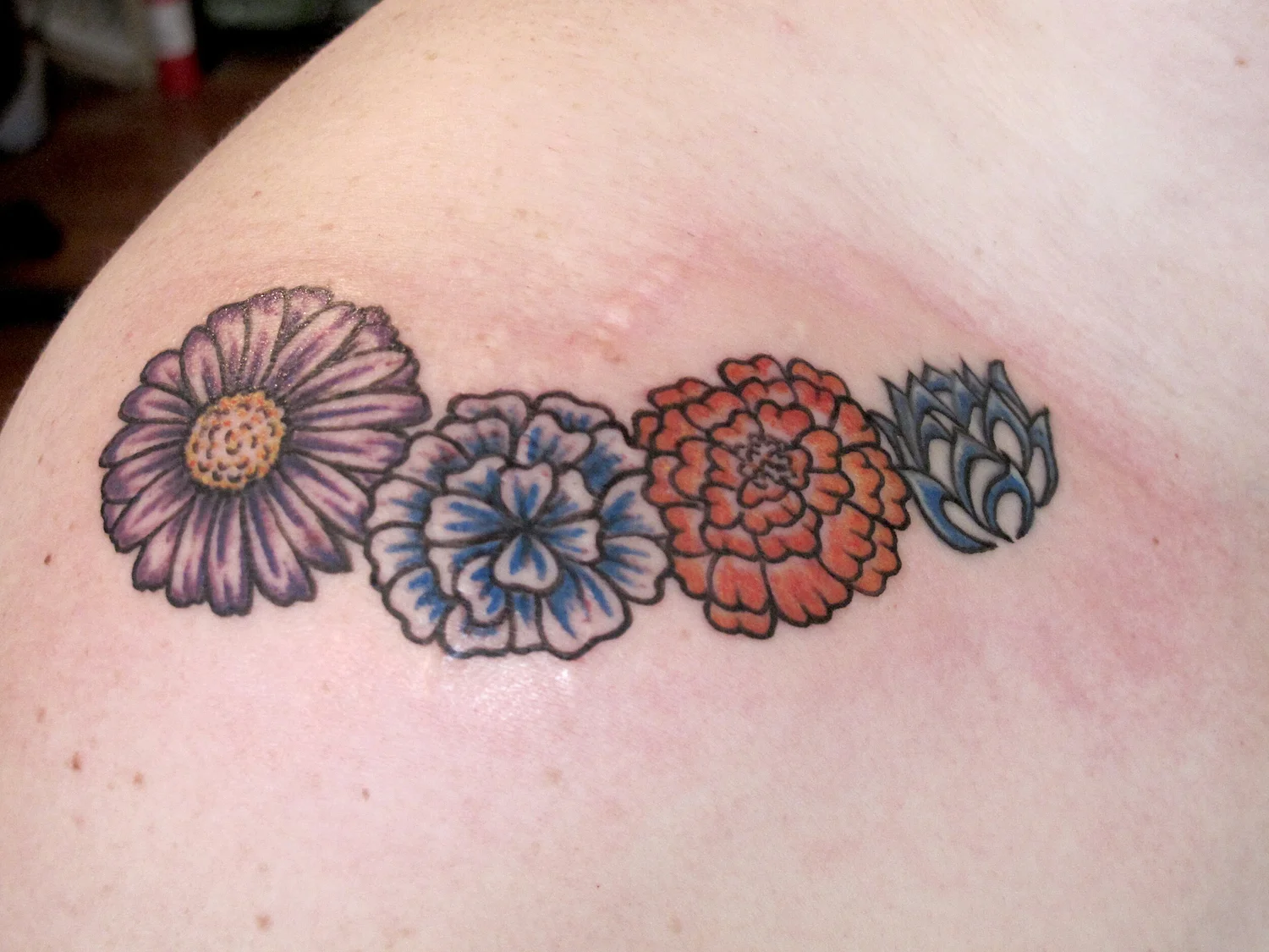 color tattoos — bella rose tattoo
