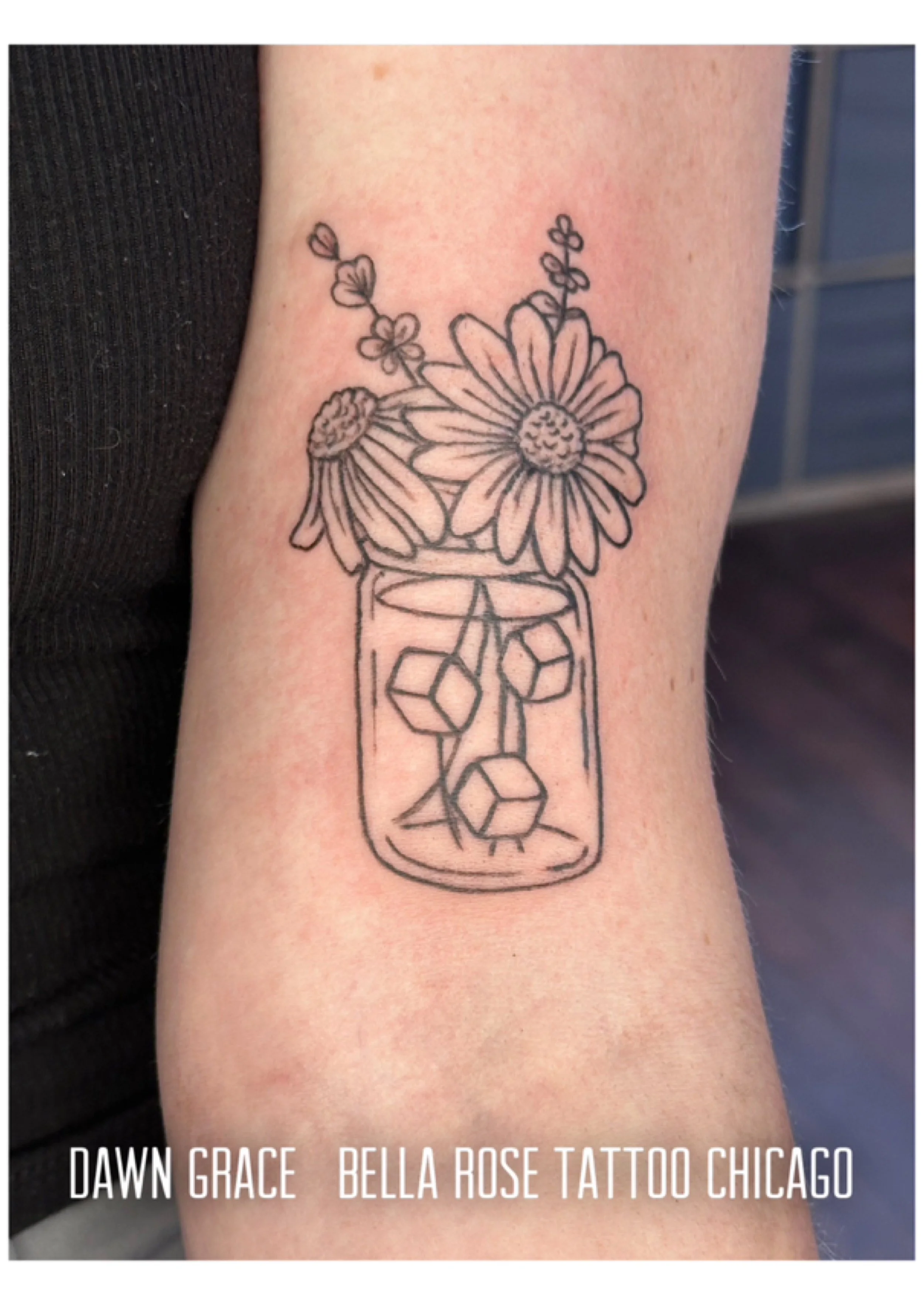 black tattoos — bella rose tattoo