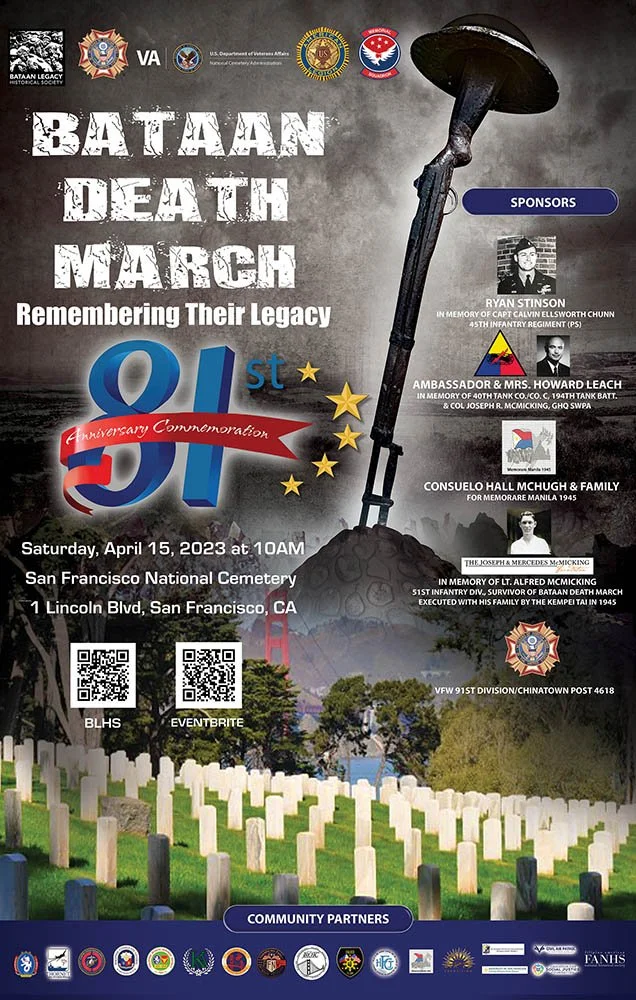 Bataan Death March 81st Anniversary Commemoration on April 15 at SF ...