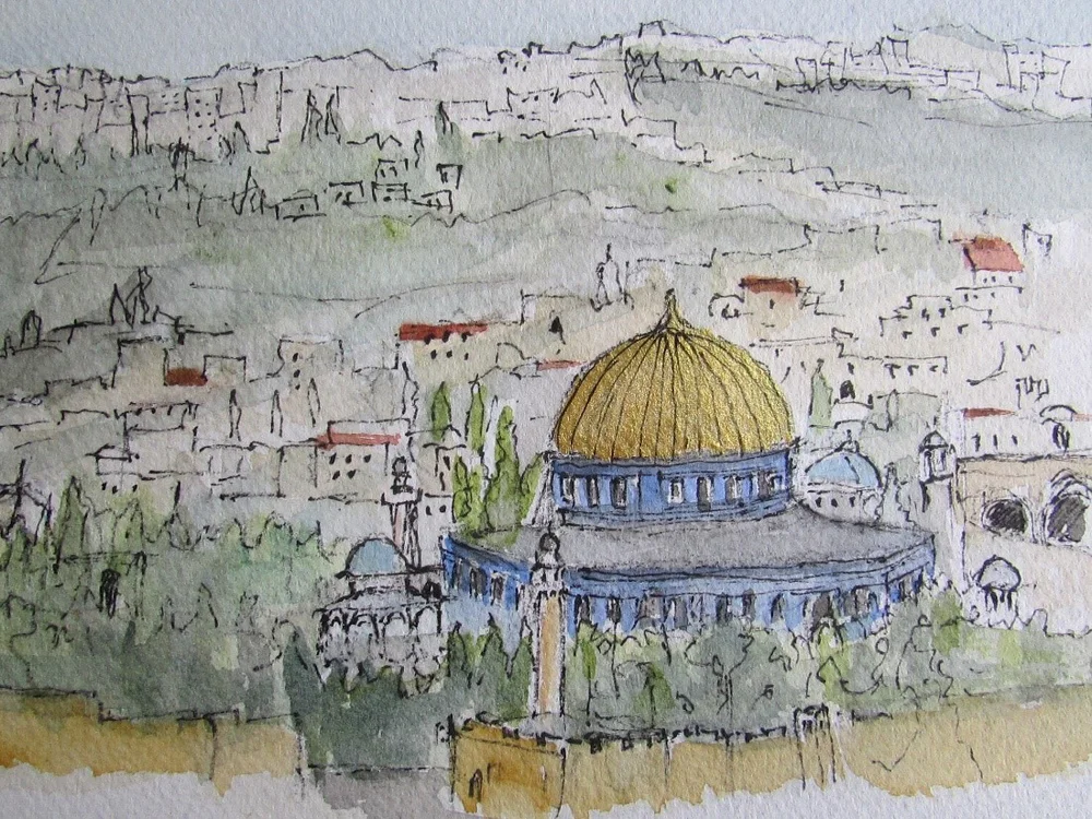Travel Sketching in the Holy Land — Positively Filipino | Online ...