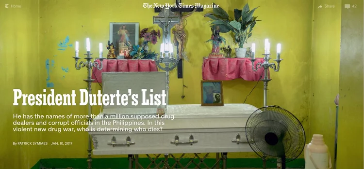 President Duterte's List — Positively Filipino | Online Magazine for ...