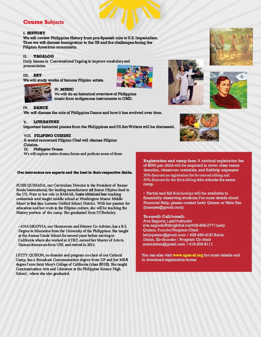 Filipino Cultural Summer Camp — Positively Filipino | Online Magazine ...