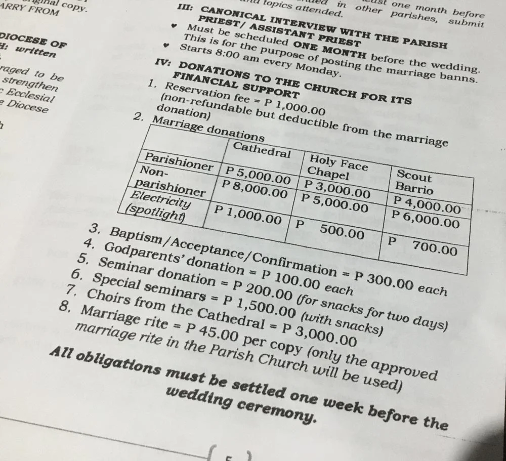 Got Money, Will Have A Philippine Church Wedding — Positively Filipino ...