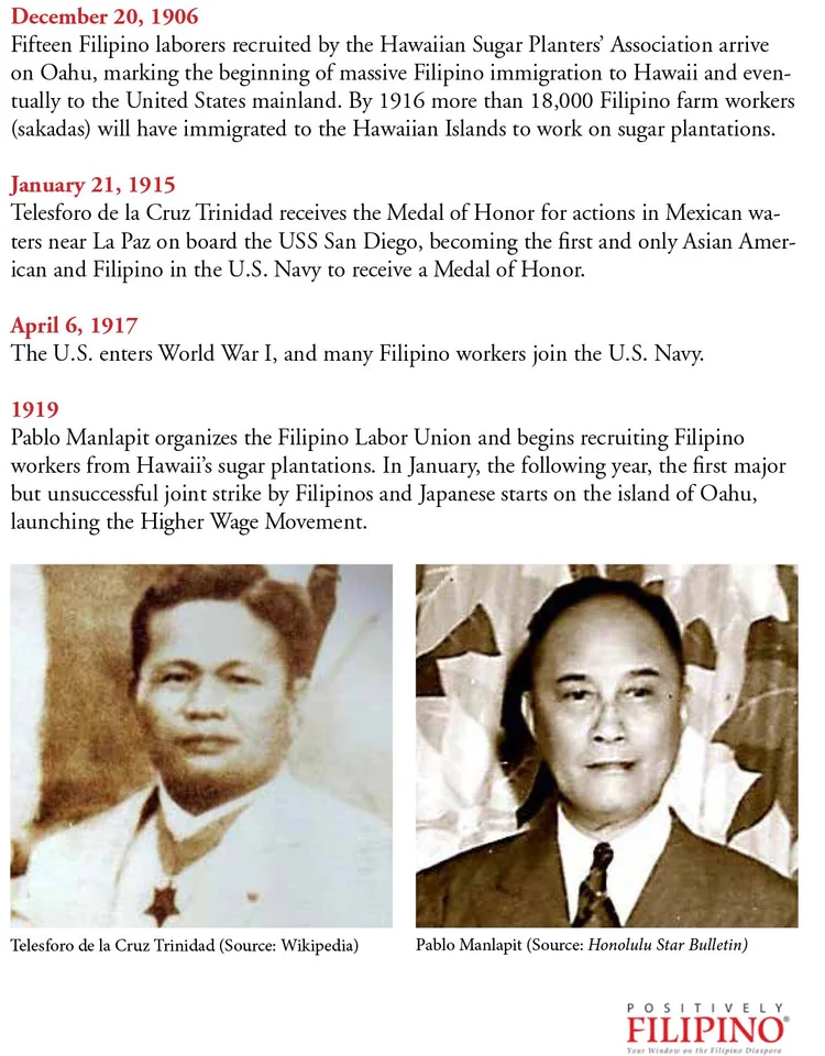 Positively Filipino’s Timeline: Filipino American History — Positively ...