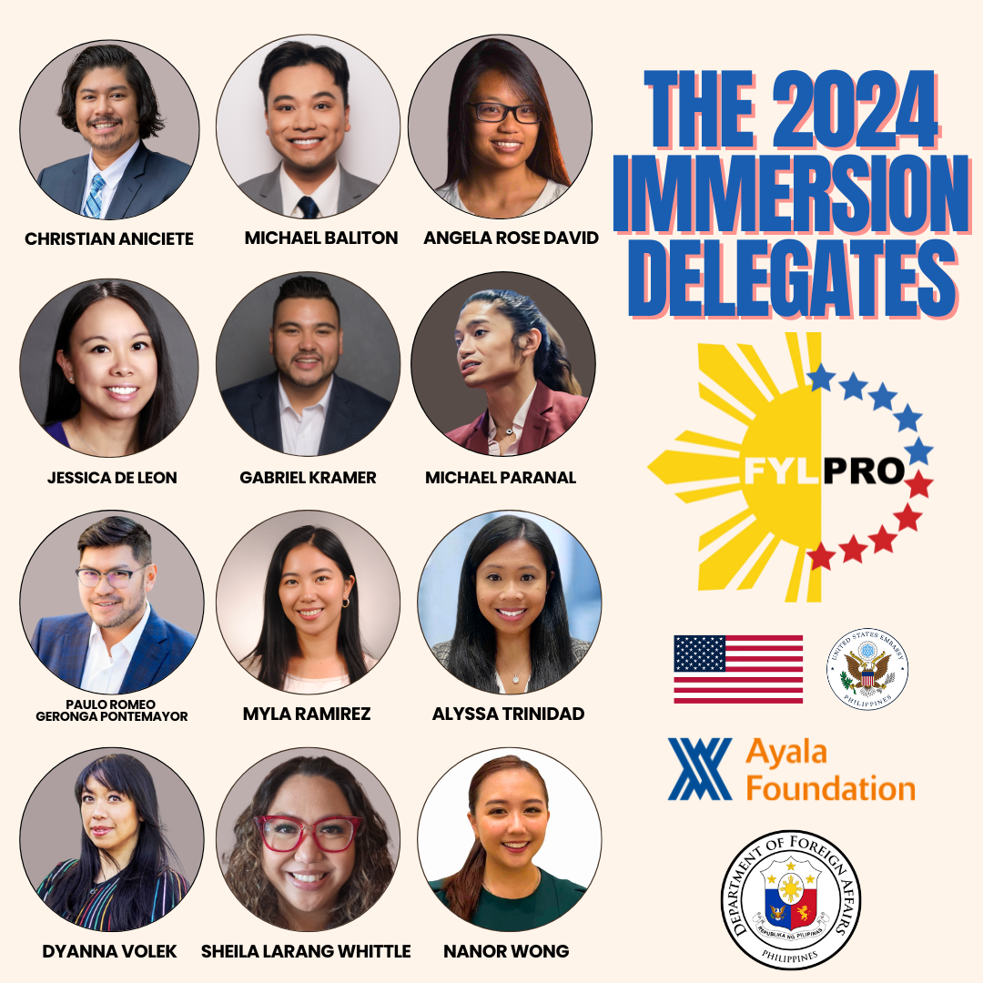 Filipino Young Leaders Program (FYLPRO) Announces 2024 Immersion ...