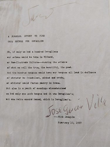 A Meeting Of Giants: Jose Garcia Villa And Nick Joaquin — Positively ...