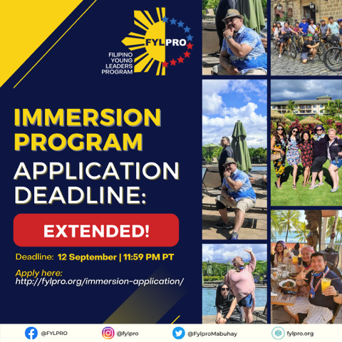 Last Chance: FYLPRO Immersion Program Application Deadline EXTENDED to Sept. 12 — Positively ...