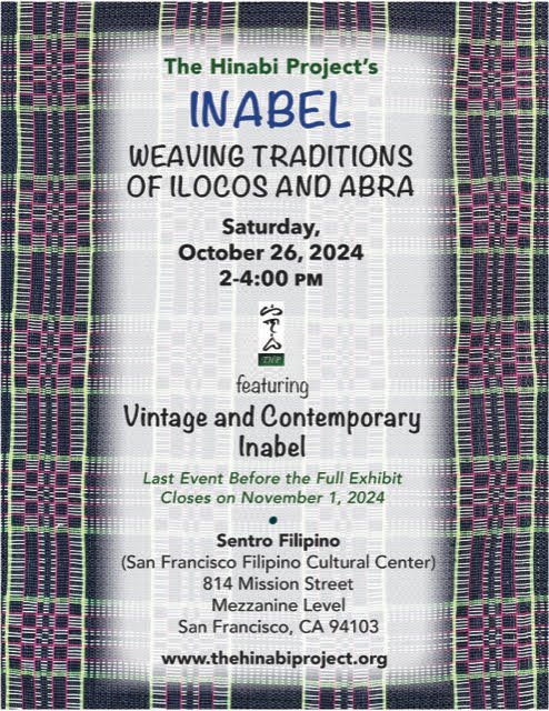 You're invited to THP's closing event for our Inabel Exhibit ...
