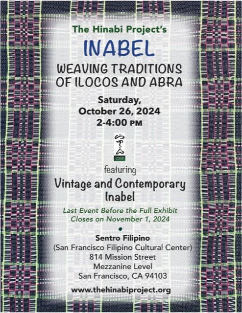 You're invited to THP's closing event for our Inabel Exhibit ...