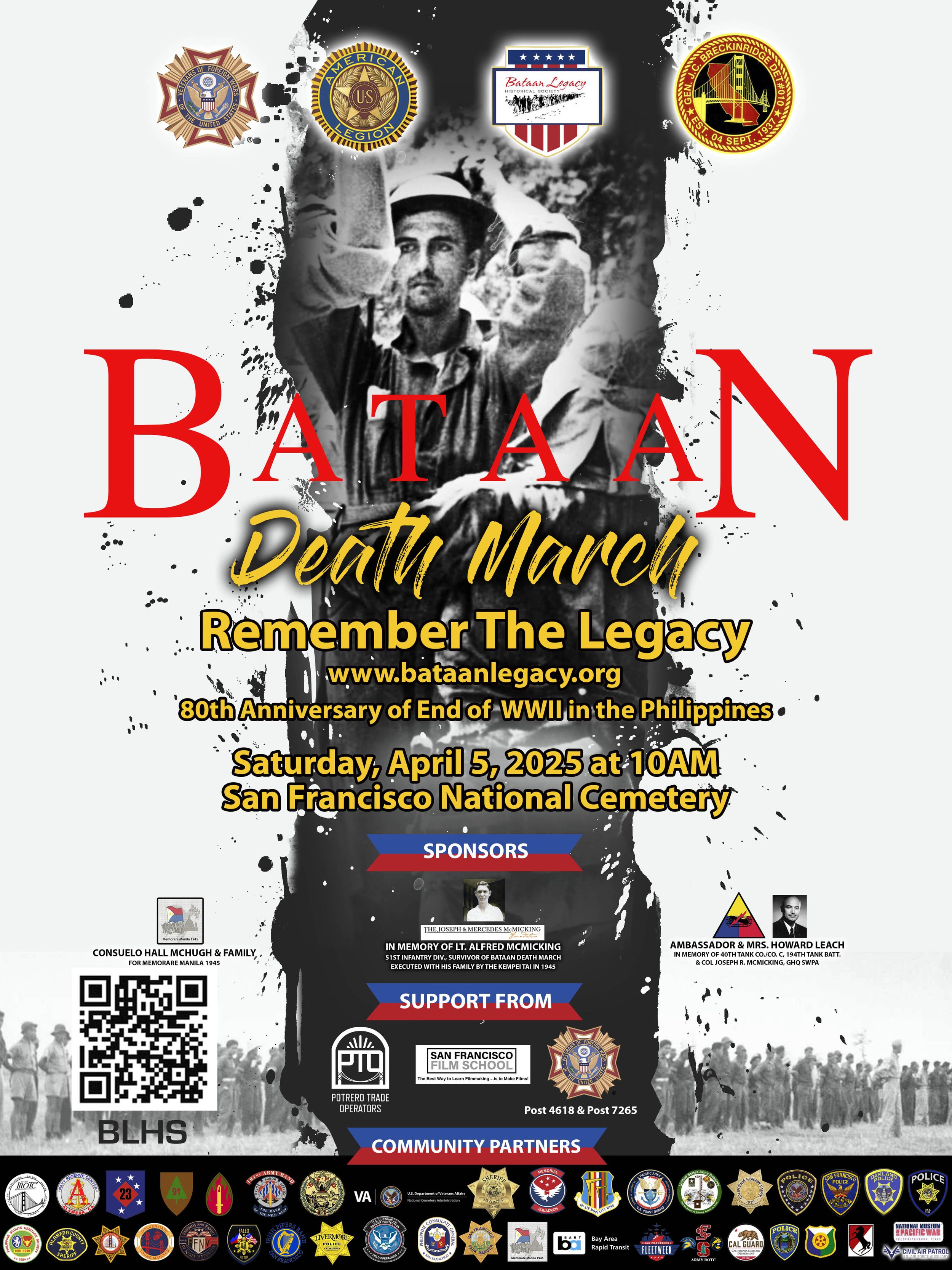 Bataan Death March Commemoration on April 5 at SF National Cemetery ...