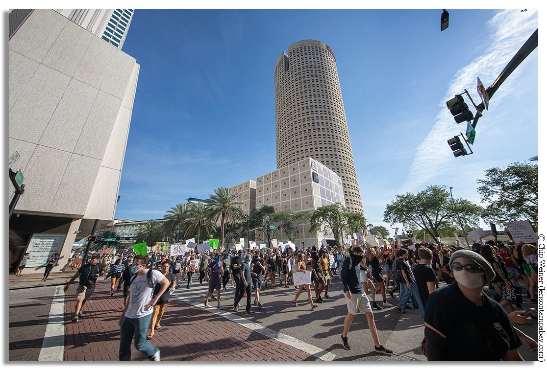 Second day of protests follow night of violence and destruction In ...