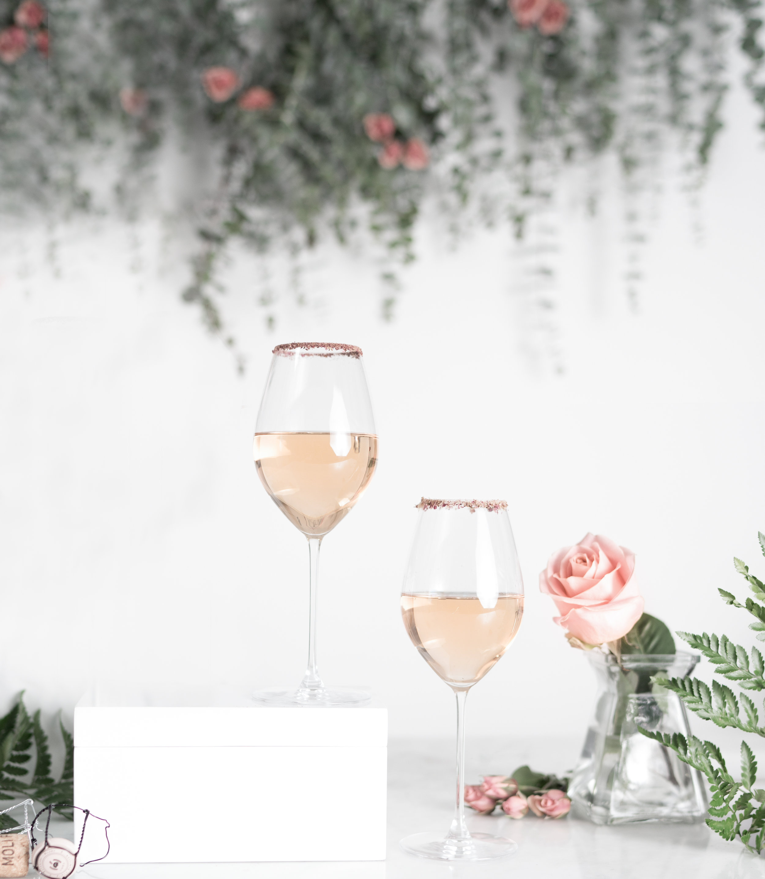 How To Make A Rose Inspired Champagne Garnish – Good Living Is Glam