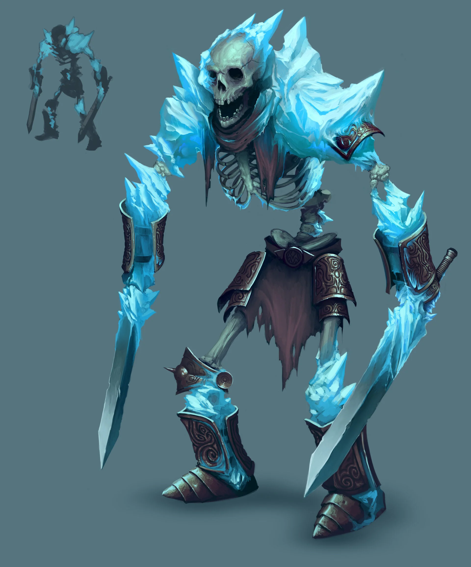 Undead Warrior Skeleton