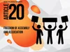 Universal Declaration of Human Rights: Article 20 — Woven Teaching