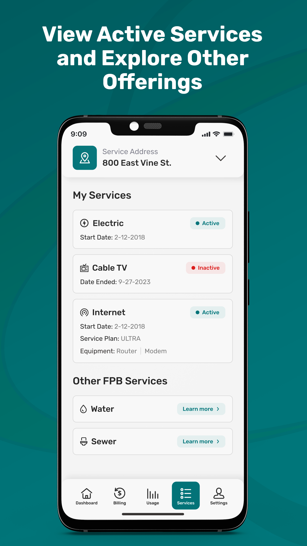 myFPB App — Frankfort Plant Board
