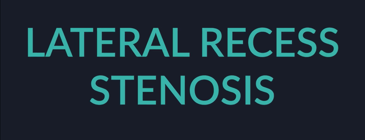 Stenosis of the Spine: The 3 Most Common Types — The Evidence Based ...