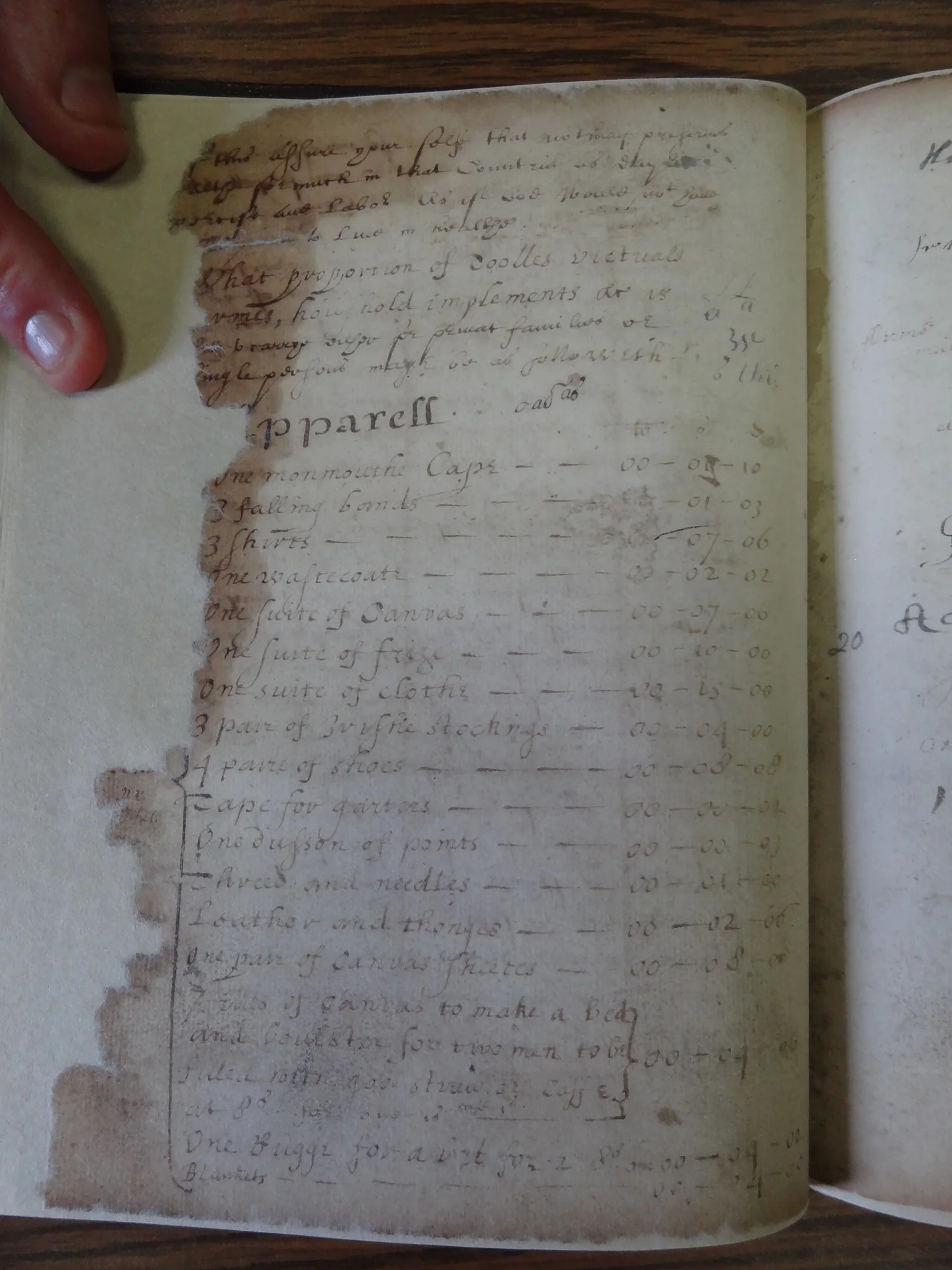 Provision Lists — MayflowerHistory.com