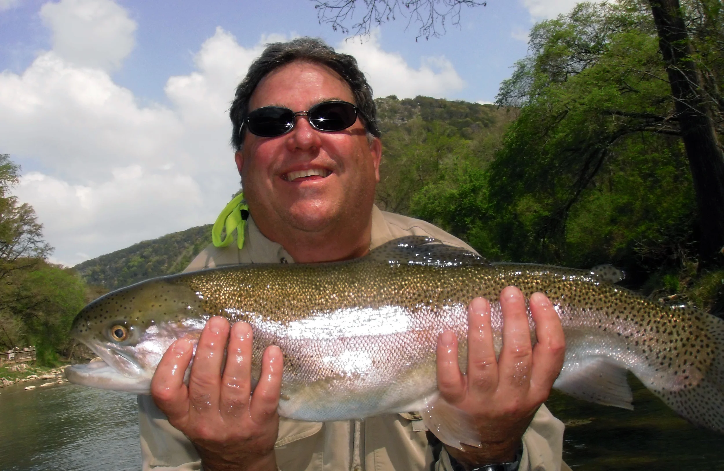 More photos of Guadalupe River trout fishing — Alvin Dedeaux Fly Fishing