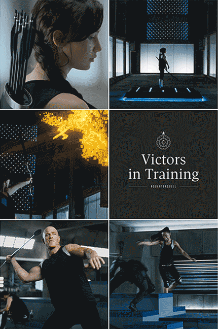 Hunger Games Training Center Gif