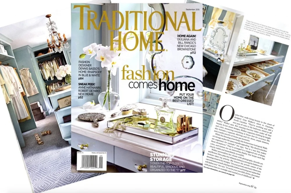traditional home magazine — hidell brooks gallery