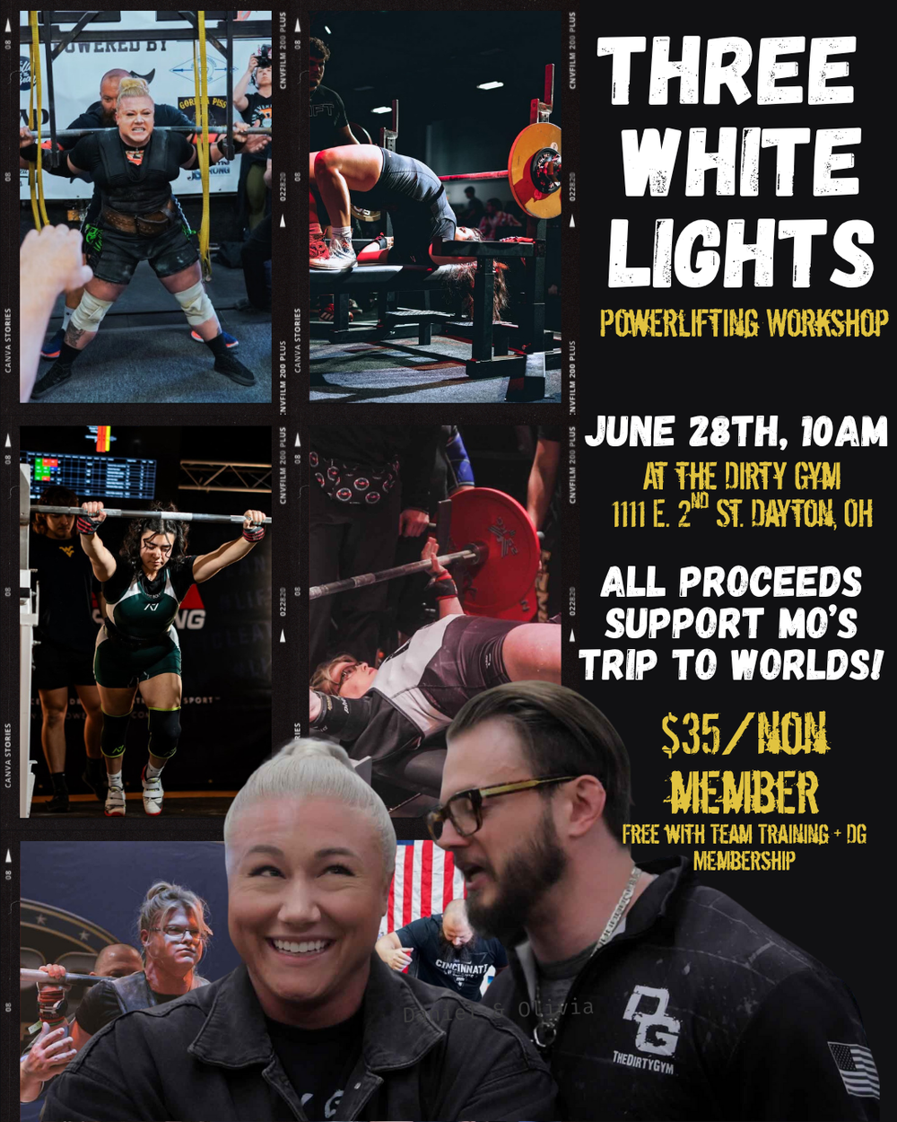 Three White Lights Powerlifting Workshop — The Dirty Gym | Dayton, OH