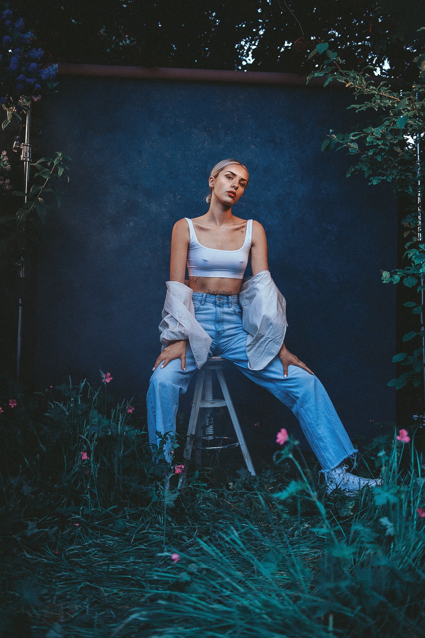 Blue Fashion Photography