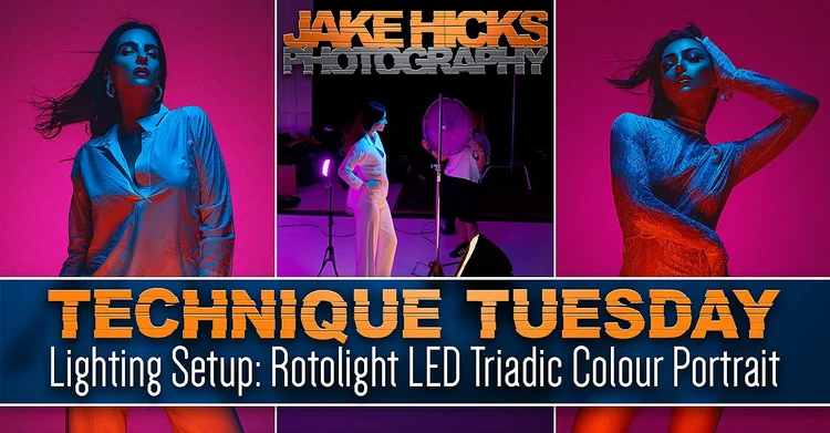 Lighting Setup: Rotolight LED Triadic Colour Portrait — Jake Hicks ...