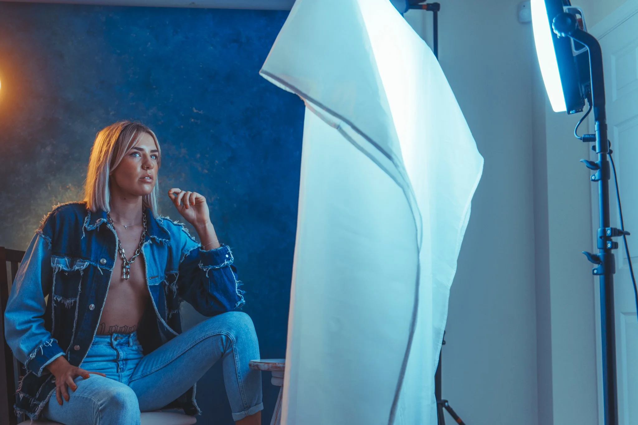 Lighting Setup: Using a DIY Scrim in the Studio — Jake Hicks Photography
