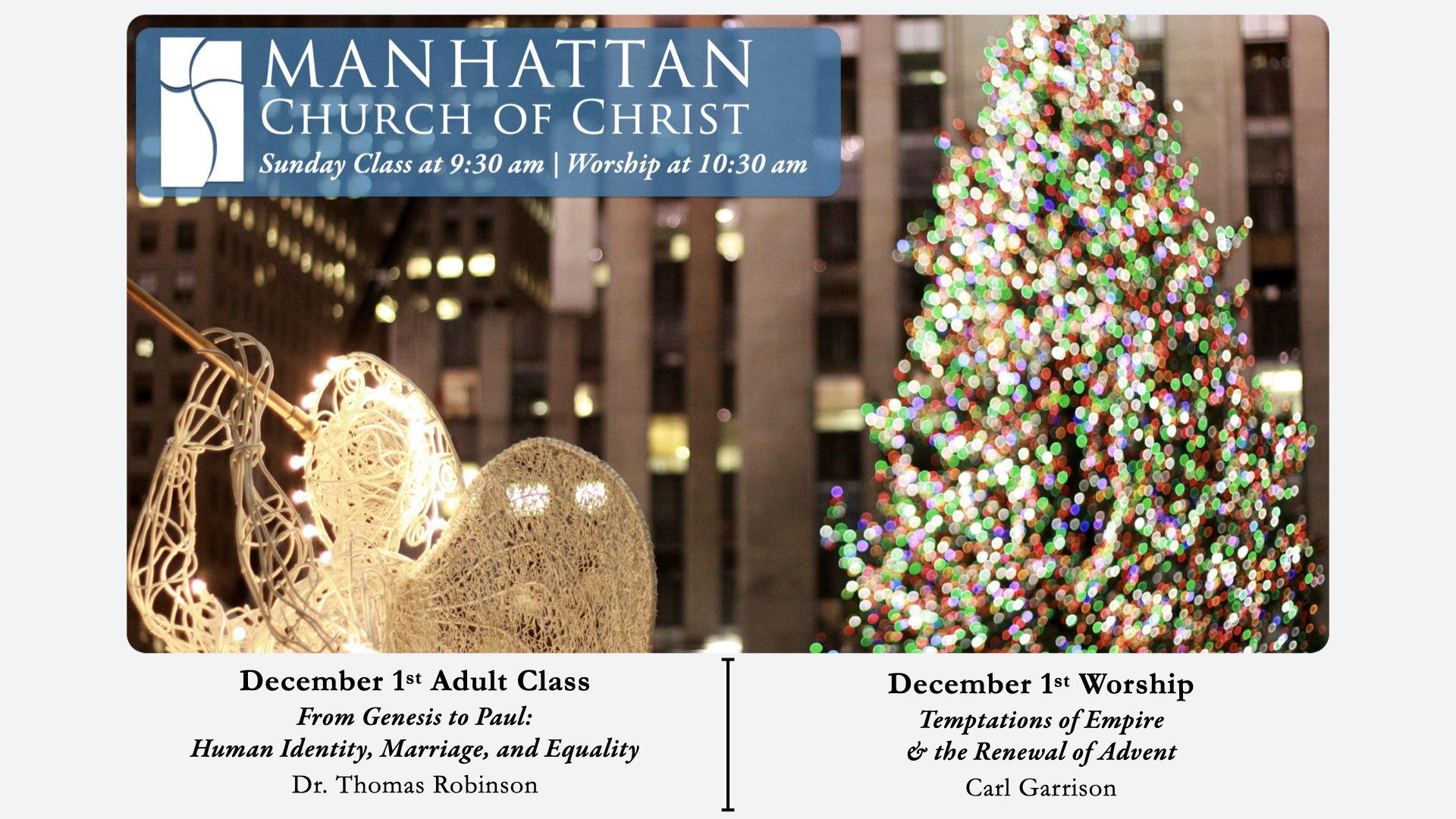 MANHATTAN CHURCH OF CHRIST