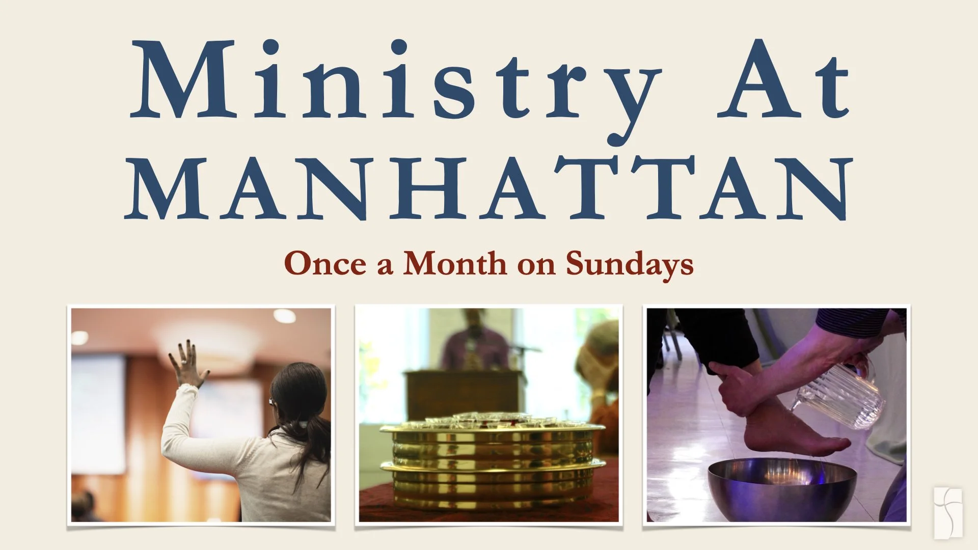 Sun-Ministry at Manhattan — MANHATTAN CHURCH OF CHRIST