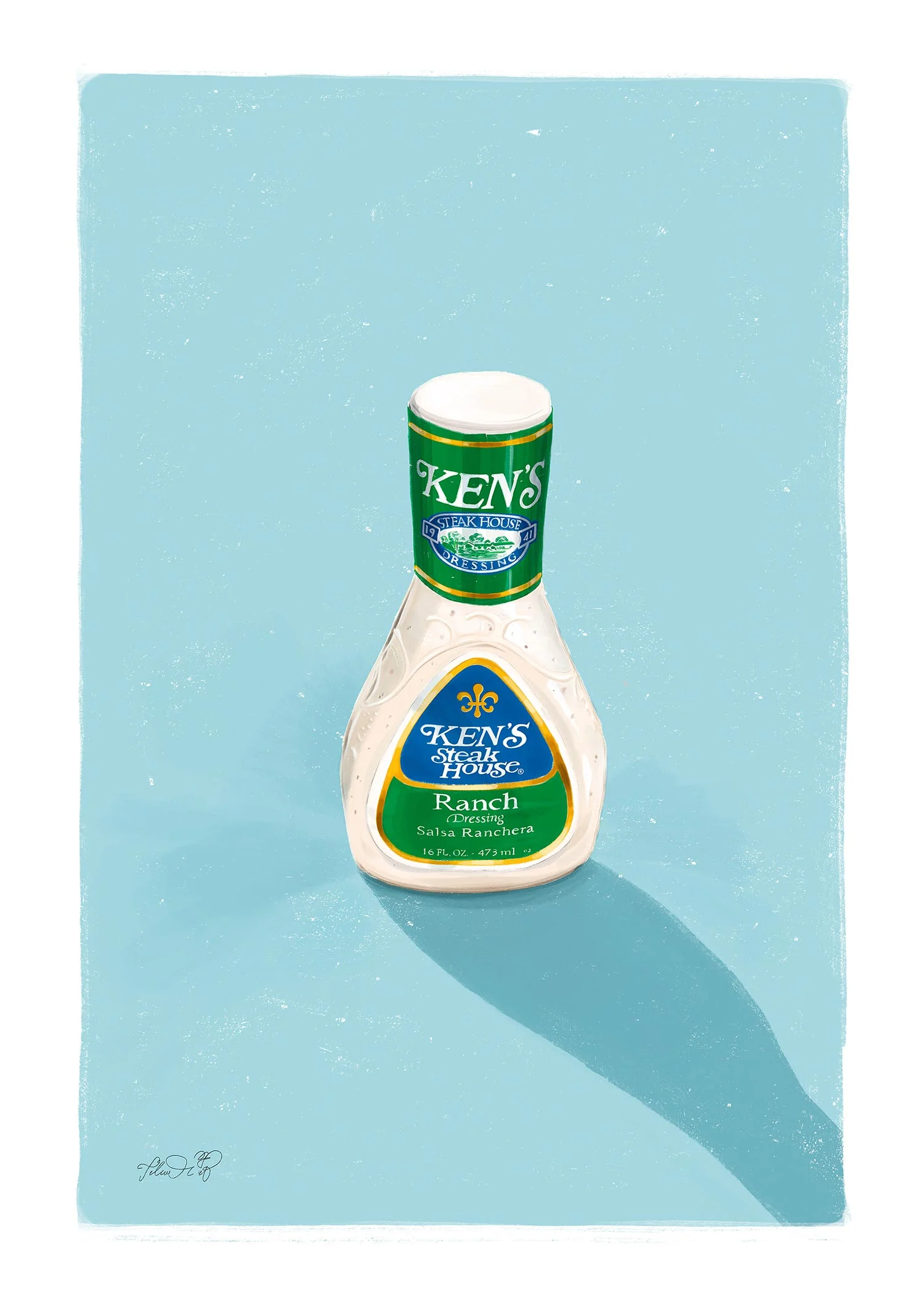 Ranch dressing illustration - Felix Diaz de Escauriaza | Illustration