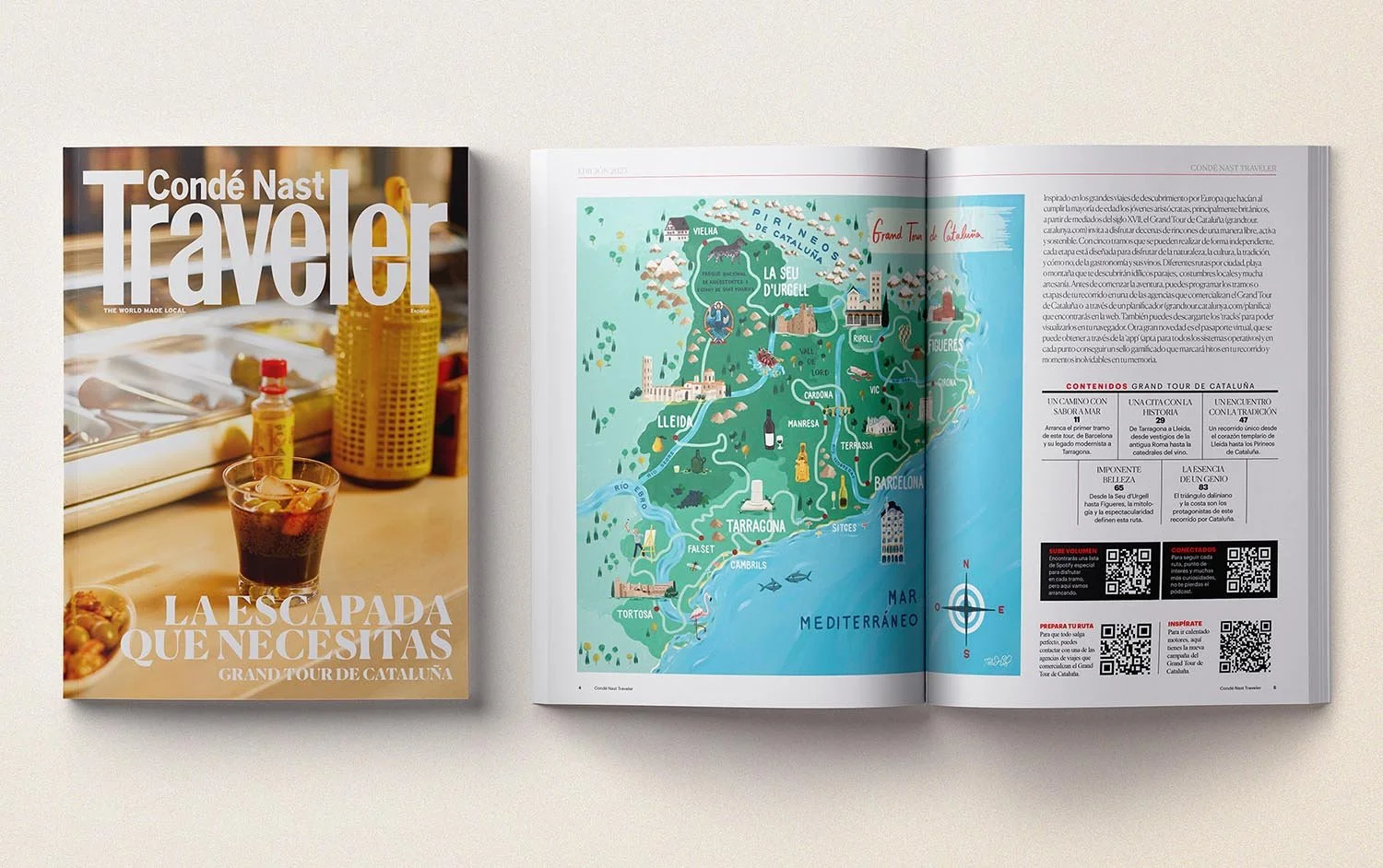 Illustrated touristic maps of Catalonia - Felix Diaz de Escauriaza ...