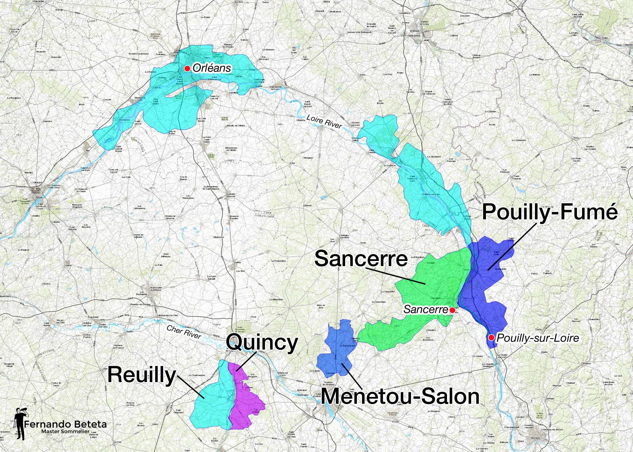 Wine Maps — Fernando Beteta, MS