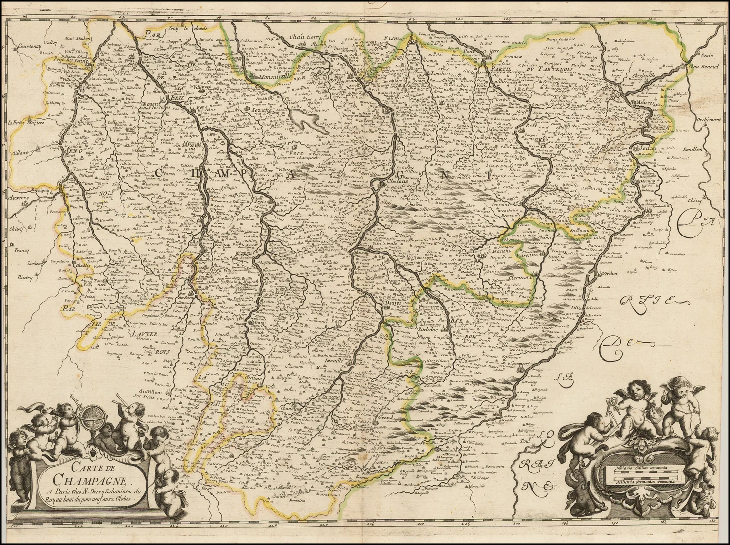 Rare 1640's map of Champagne. — Fernando Beteta, MS