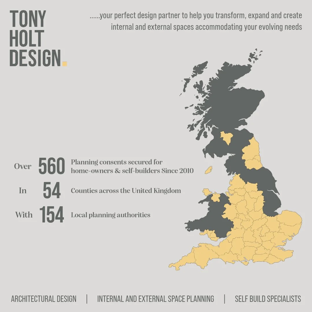 Project Locations — TONY HOLT DESIGN | SELF BUILD DESIGNERS